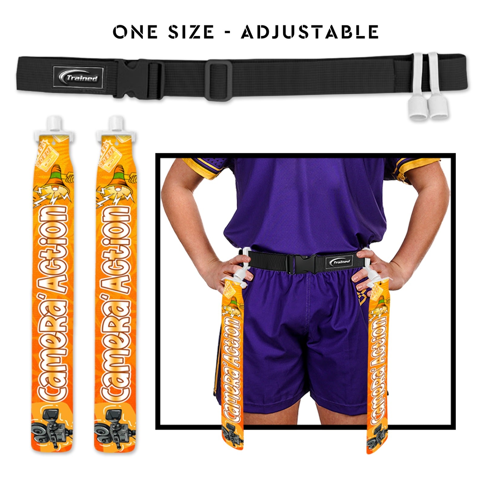 Trained Custom Flag Football Belt (Camera Action 2)